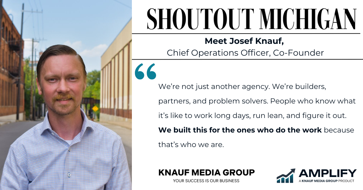 Shoutout Michigan: Meet Josef | Co-Founder, Chief Operations Officer ...